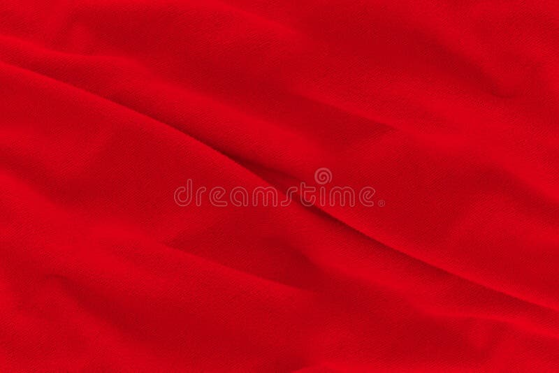 Abstract Red Cloth Backdrop with Soft Waves Stock Image - Image of ...