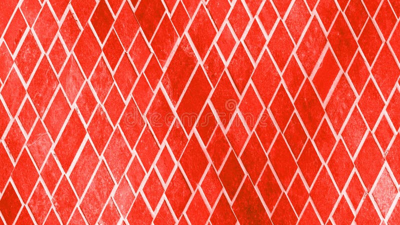 Abstract Red Color Painted Colored Paving Stone Cobblestone Concrete ...