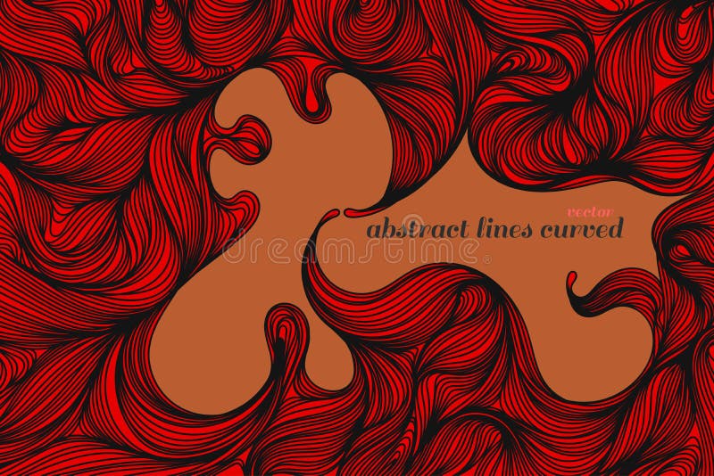 Abstract Art Pattern Red Colors Style Stock Vector - Illustration of ...