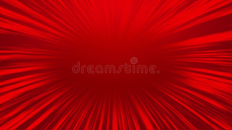 Abstract Red Comic Radial Speed Line Background, Cartoon Background ...