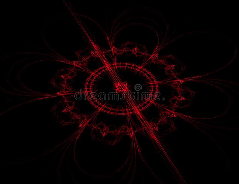 Abstract Red Compass Design Stock Illustration - Illustration of ...