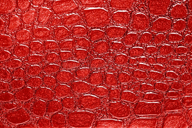 Abstract Red Crocodile Leather, As Background Stock Photo - Image of ...