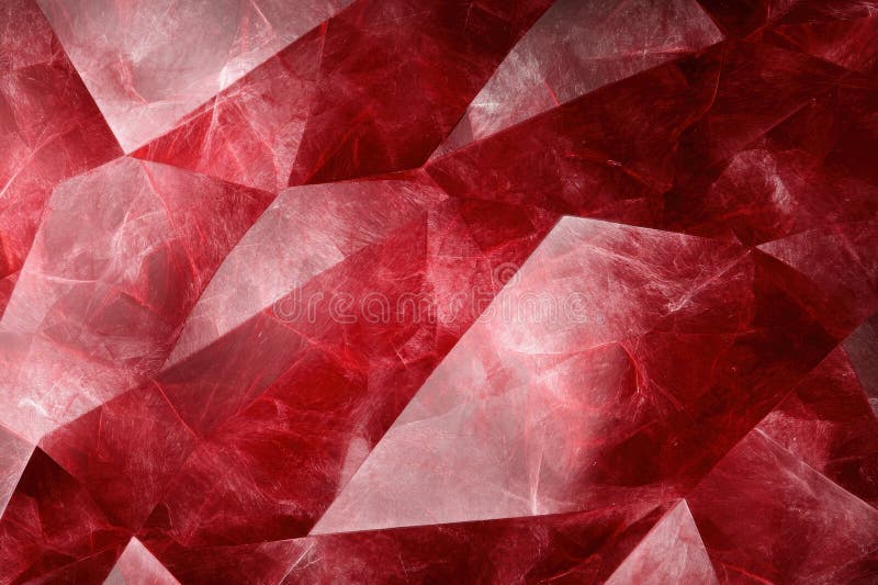 Abstract Red Crystal Background Stock Illustration - Illustration of ...