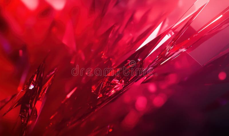 Abstract Red Crystal Background Stock Illustration - Illustration of ...