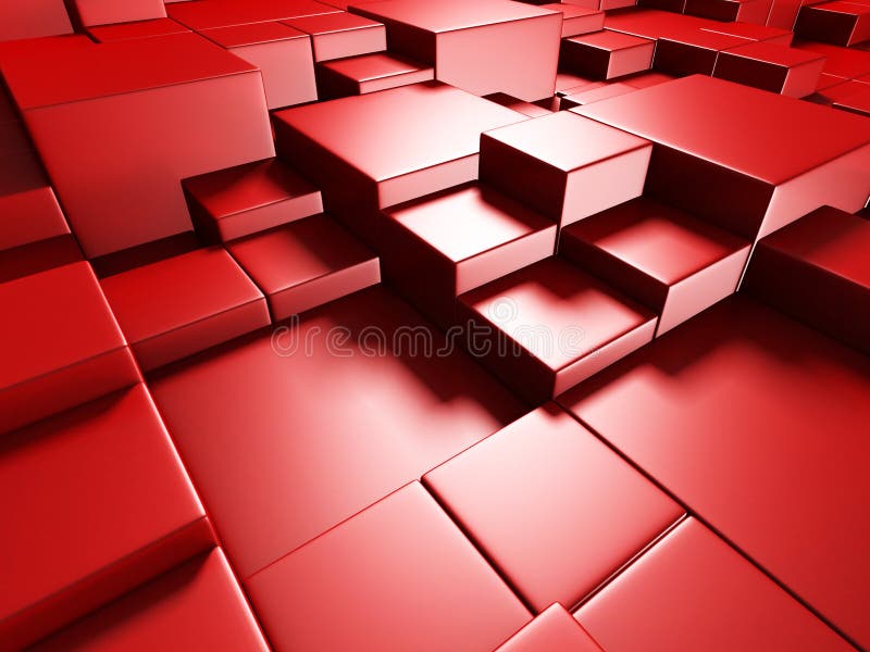 Red Wall Cube Blocks Background Stock Illustrations – 1,214 Red Wall ...