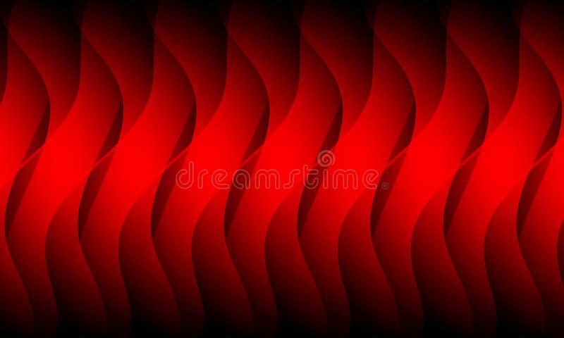 Abstract Red Curve, Wave Texture on Black Background. Wallpaper Vector ...