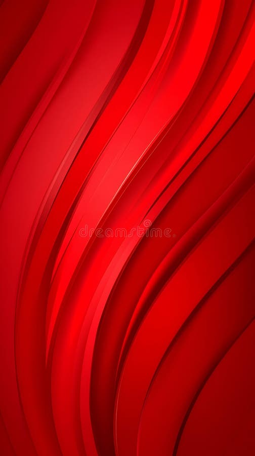 Abstract Red Curved Lines Background Stock Illustration - Illustration ...