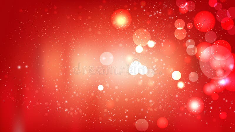 Abstract Red Defocused Lights Background Vector Stock Illustration ...