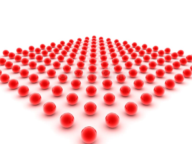 Abstract Red Dot Background Stock Illustration - Illustration of circle ...