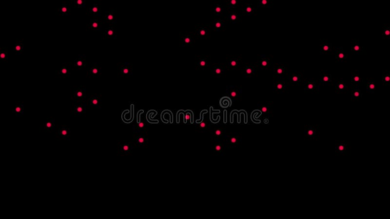 Abstract Red Dots Pattern on Black Background for Creative Design Stock ...