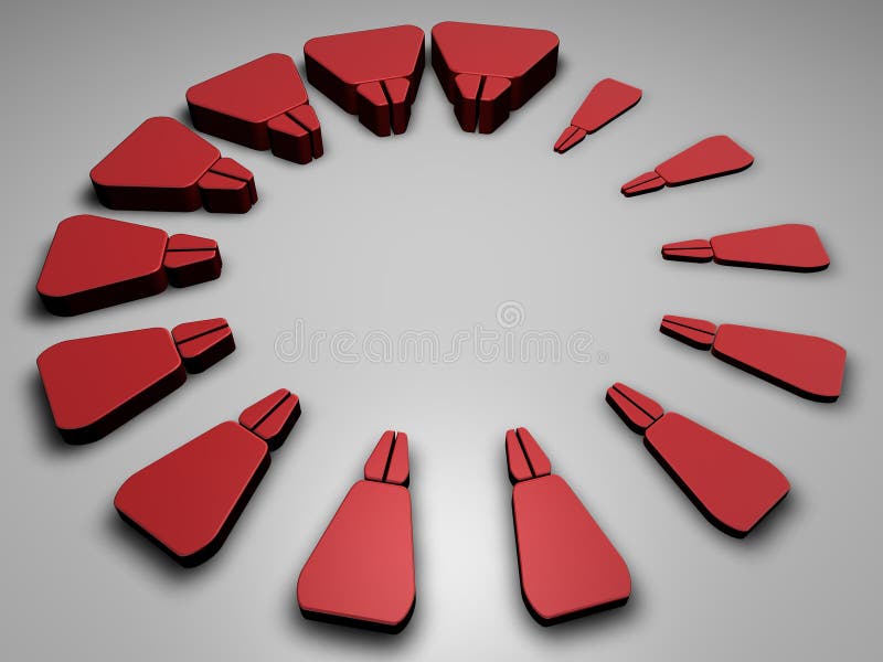 Abstract Red Elements stock illustration. Illustration of unity - 4775648