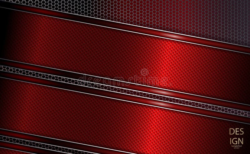 Abstract Red Embossed Composition with a Frame with a Textured Border ...