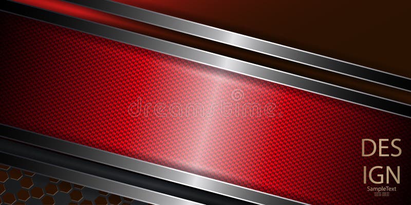 Abstract Red Embossed Design with a Frame with a Textured Border Stock ...