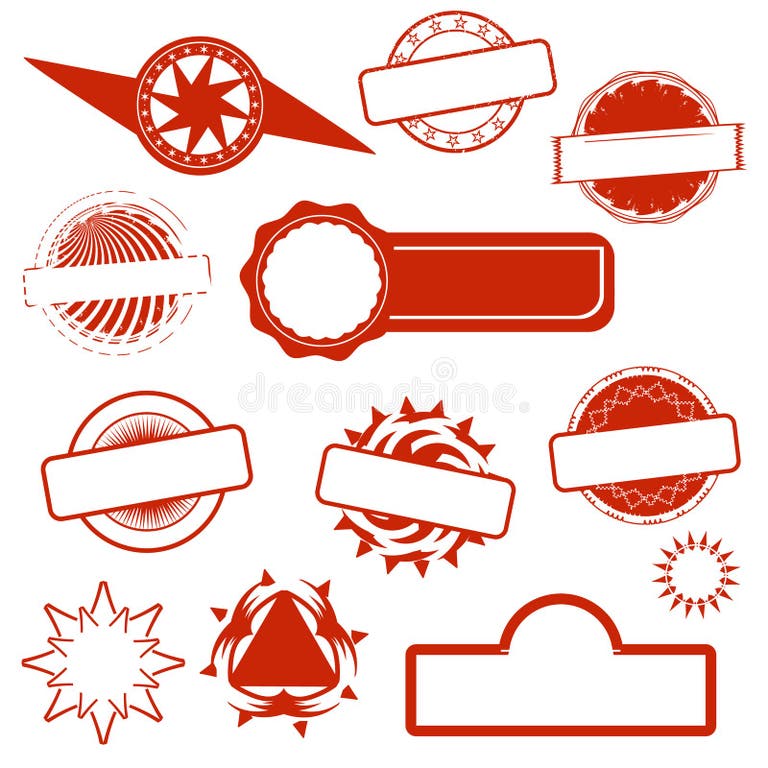 Red Empty Stamp Stock Illustrations – 6,853 Red Empty Stamp Stock ...