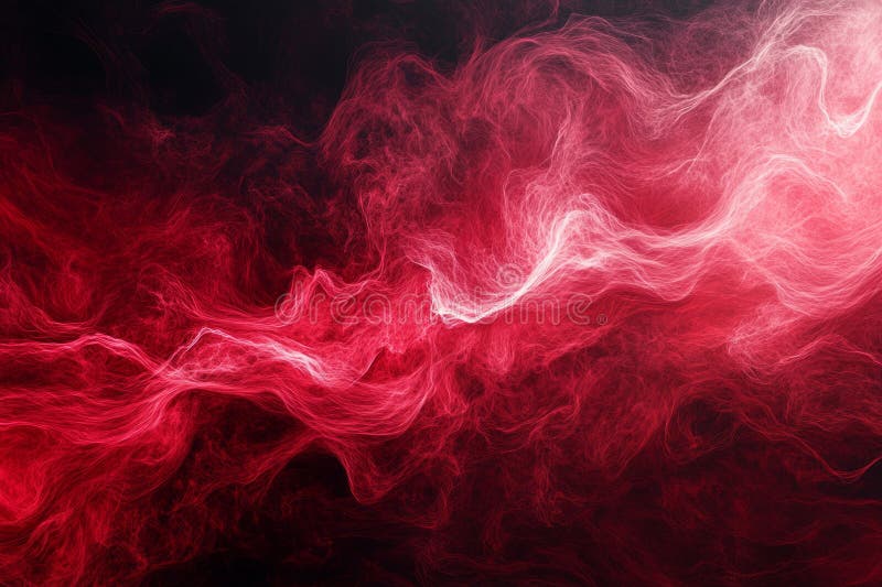 Abstract Red Energy or Light Ray Flowing in Dark Space, Ideal for ...