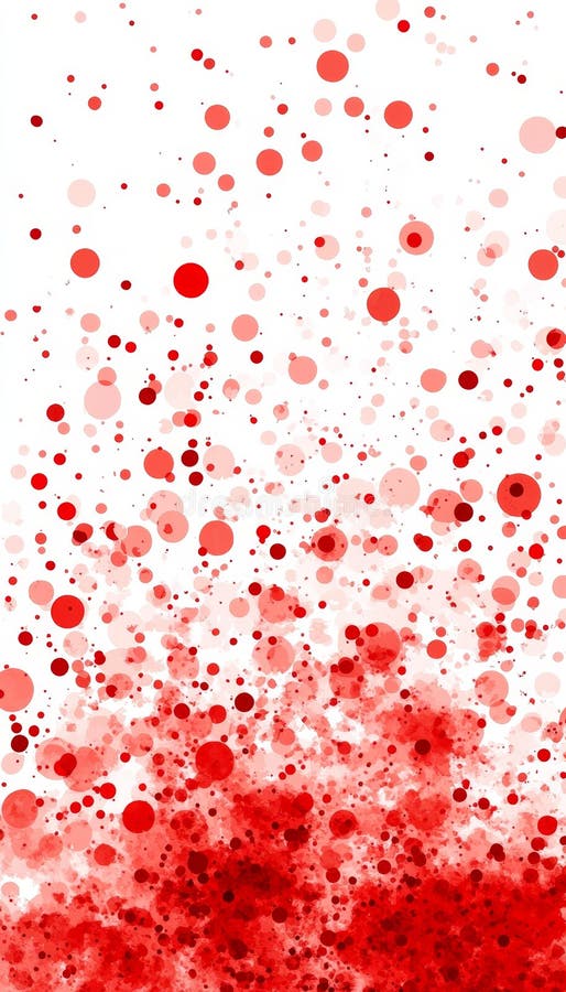 Abstract Red Explosion on White Dynamic Splash, Paint Splatter Design ...