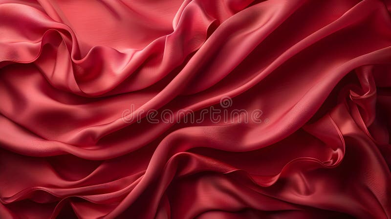 Abstract Red Fabric Background Stock Illustration - Illustration of ...