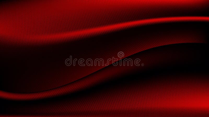Abstract Red Fabric Drapery Wave Fold Background with Particles Texture ...