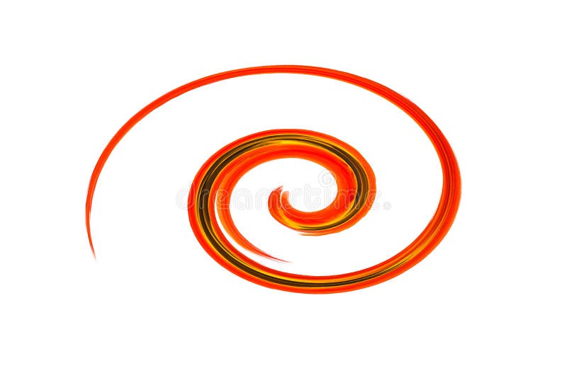 Abstract Red Figure on White Background Stock Photo - Image of paint ...