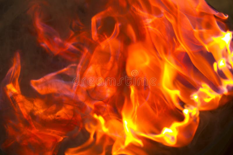 Abstract Red Fire Natural Texture with Blaze. Motion Blur Stock Image ...