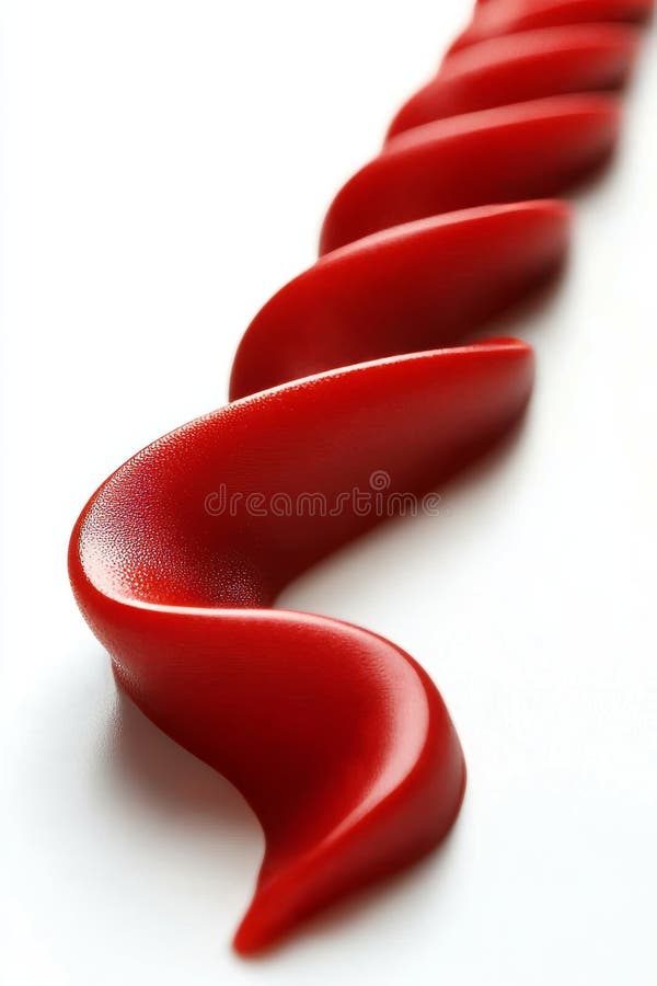 Abstract Red Gel Swirls a Captivating Display of Texture, Form, and ...