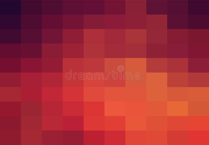 Abstract Red Geometric Background, Creative Design Templates. Pixel Art ...