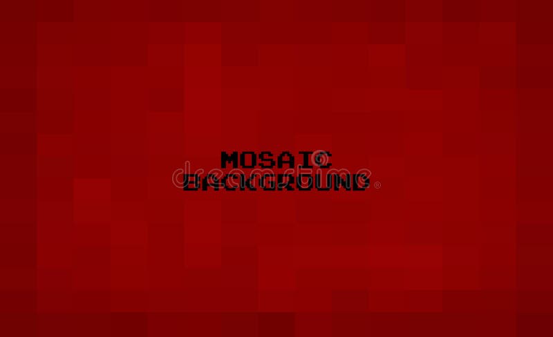 Abstract Red Geometric Background, Creative Design Templates. Pixel Art ...