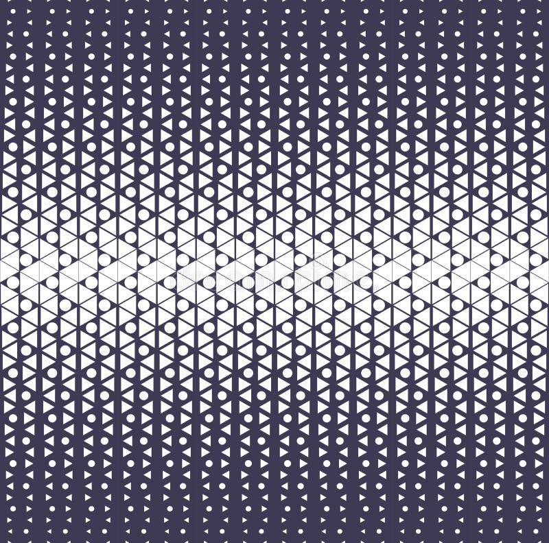 Abstract Red Geometric Halftone Triangle Gradient Pattern Stock Vector ...