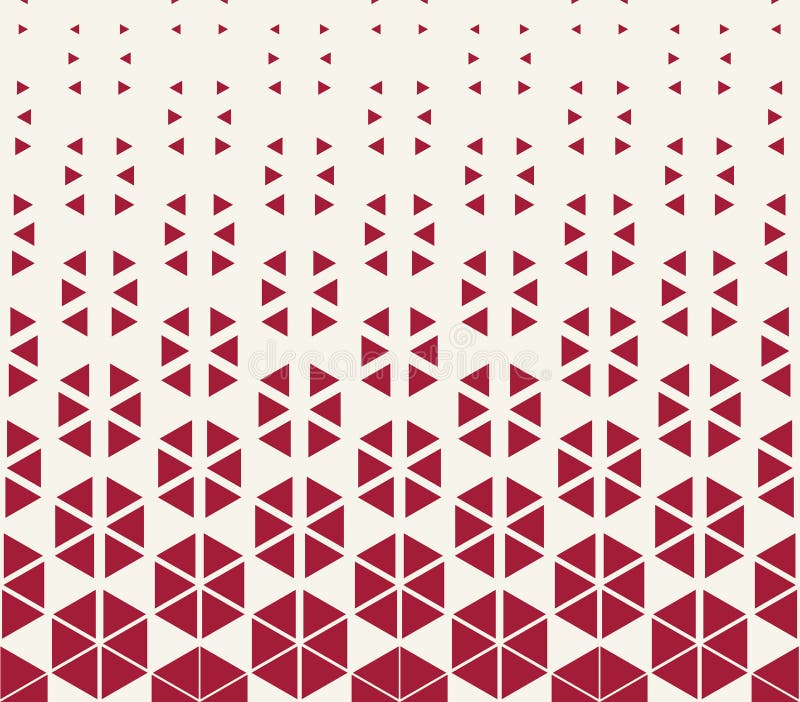 Abstract Red Geometric Hexagon Halftone Gradient Pattern Stock Vector ...