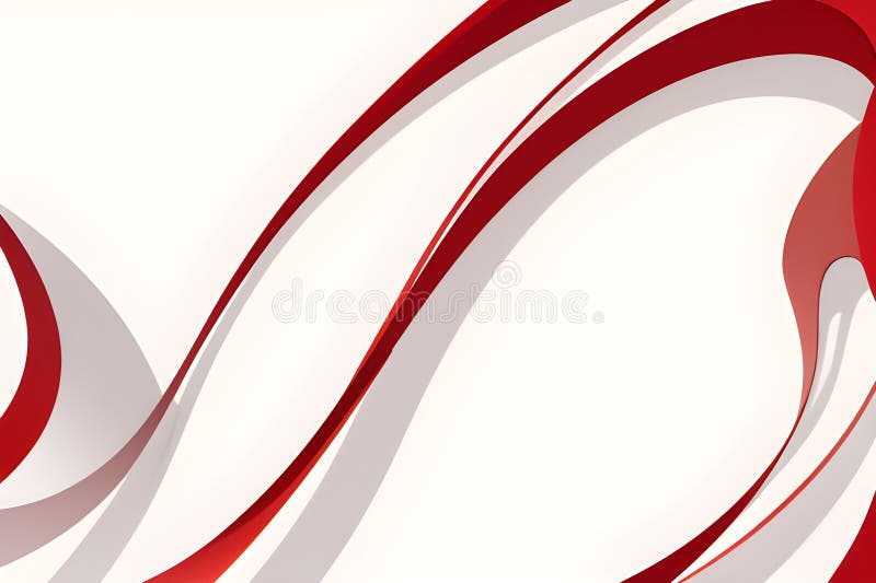 Abstract Red Geometric. Isolate on White Background. Vector ...