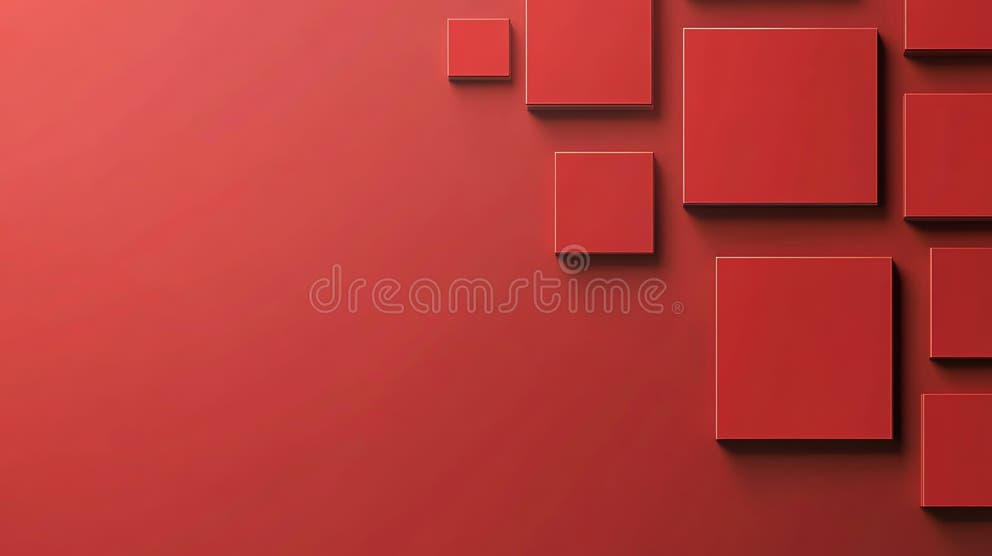 Abstract Red Geometric Pattern Background Decorative Textured Design ...