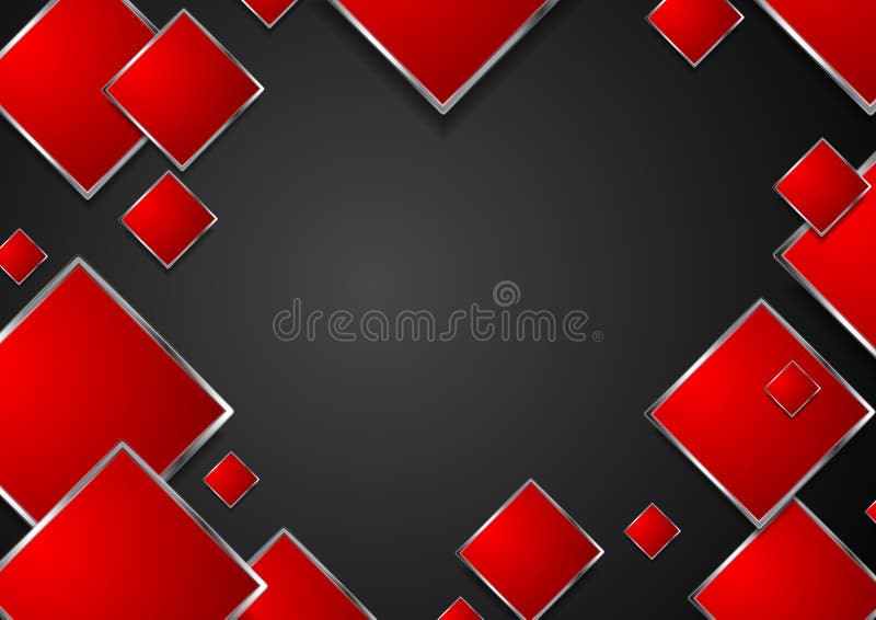 Metallic Square Framework with Green Neon Lights Stock Illustration ...