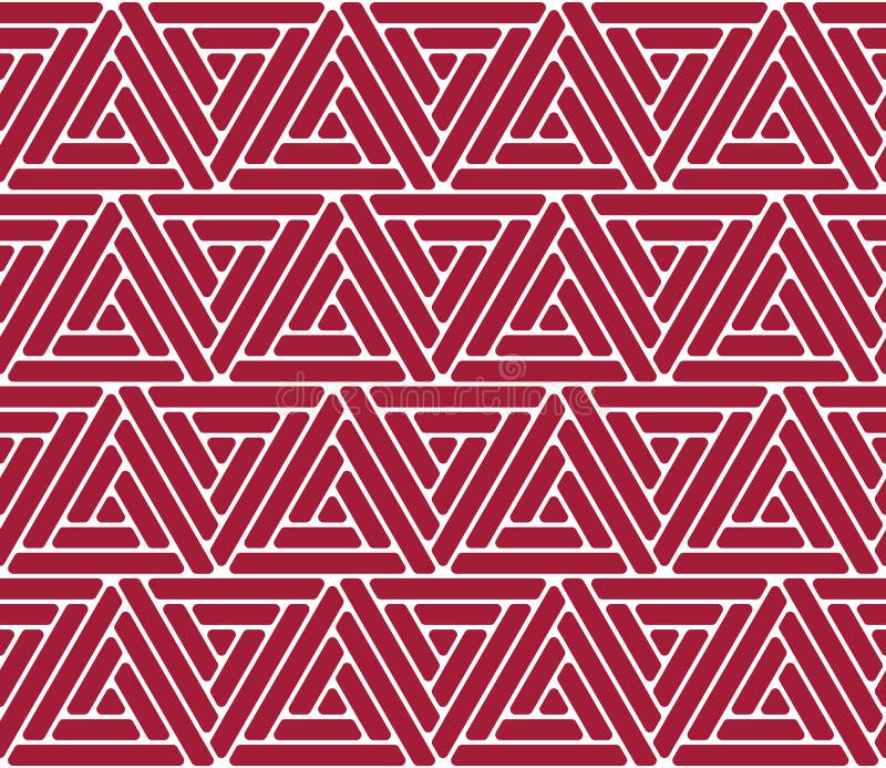 Abstract Red Geometric Triangle Design Triangle Pattern Stock Vector ...