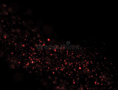 Abstract Red Glitter Explosion on Black Background Stock Photo - Image ...