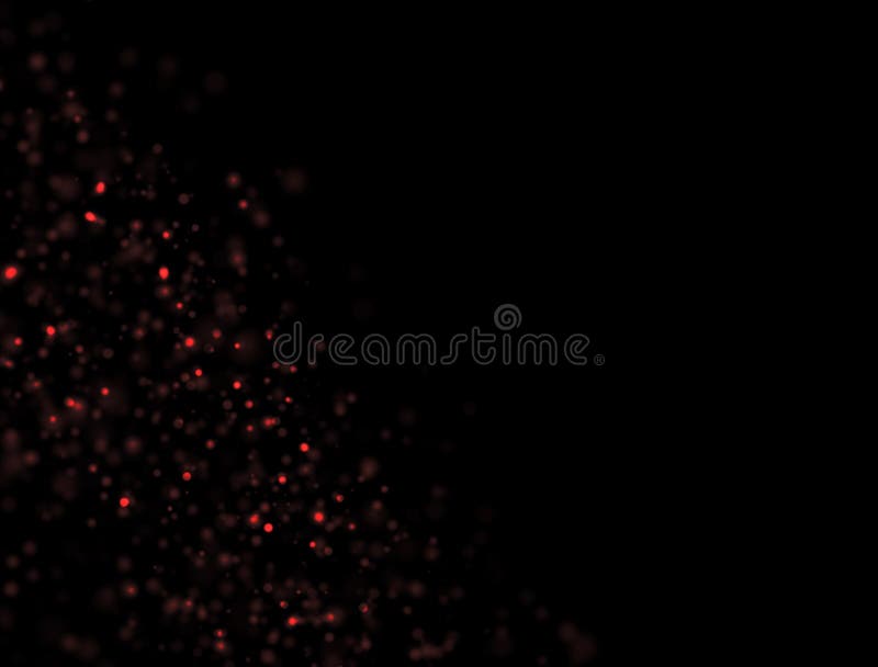 Abstract Red Glitter Explosion on Black Background Stock Image - Image ...