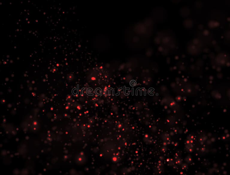Abstract Red Glitter Explosion on Black Background Stock Photo - Image ...