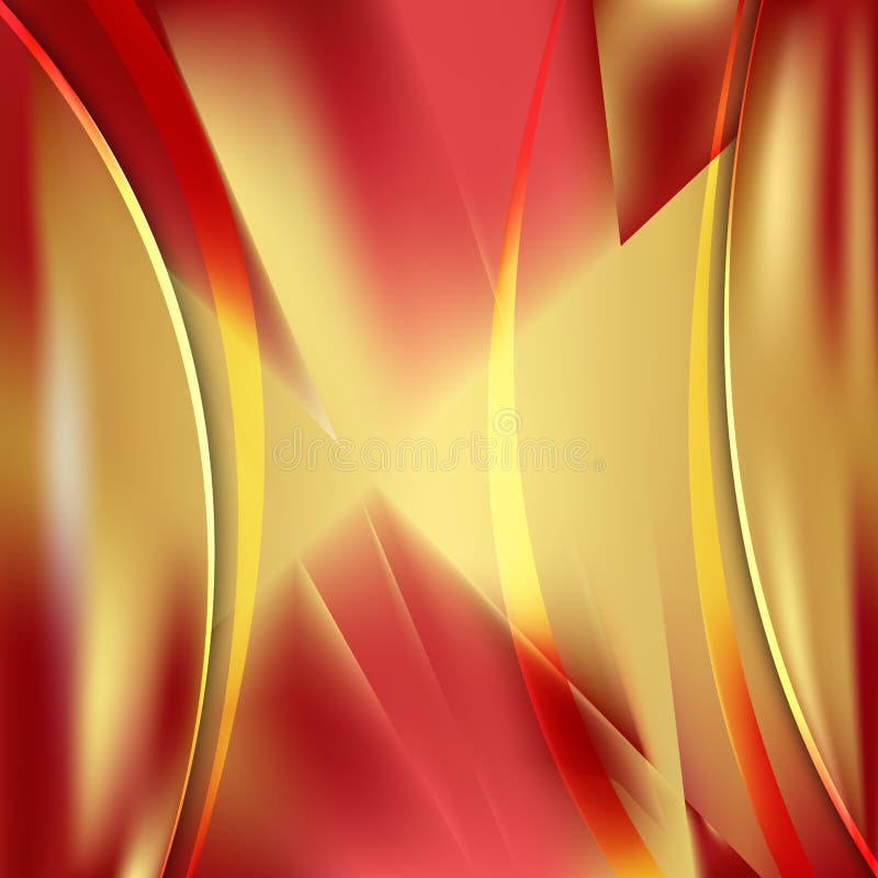 Abstract Red and Gold Graphic Background Stock Vector - Illustration of ...