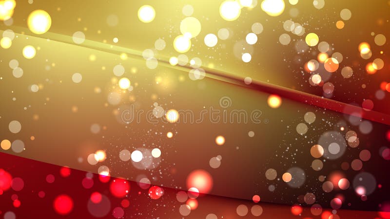 Abstract Red and Gold Lights Background Image Stock Vector ...