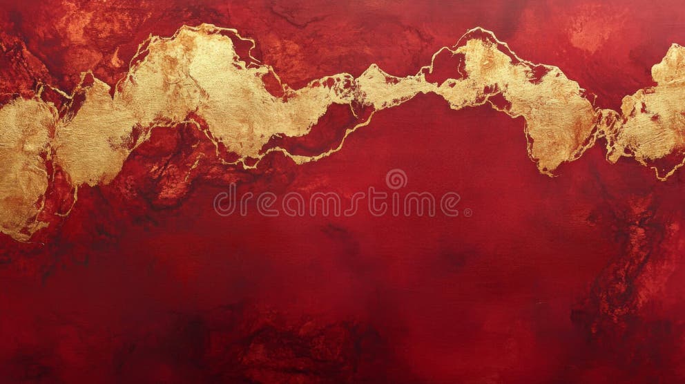 Abstract Red and Gold Texture Background Stock Illustration ...