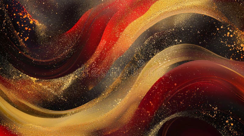Abstract Red and Gold Texture Background Image with a Luxurious and ...
