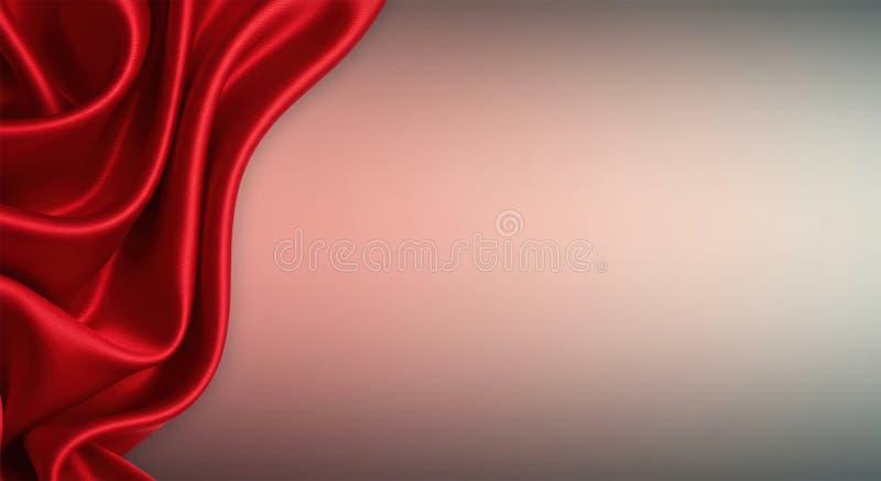 Abstract Red Gradient Silk Fabric Background or Silk Textile Luxury ...