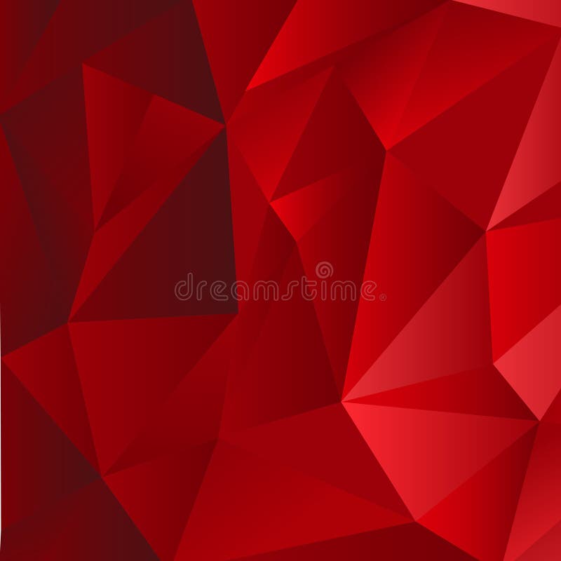 Abstract Red Gradient Triangles of Different Sizes - Vector Stock ...