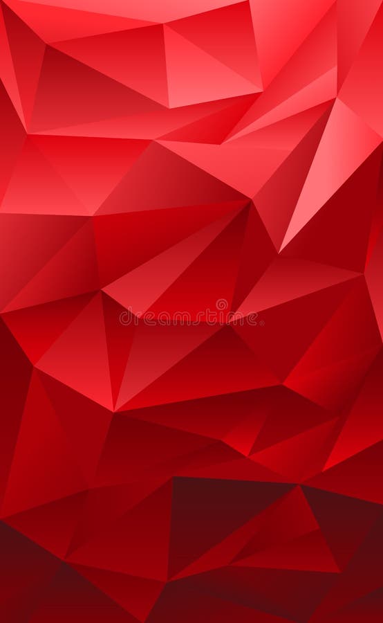 Abstract Red Gradient Triangles of Different Sizes - Vector Stock Vector - Illustration of ...