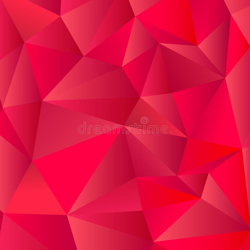 Abstract Red Gradient Triangles of Different Sizes - Vector Stock ...