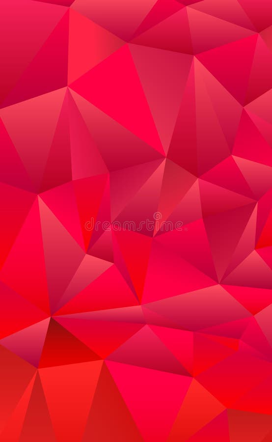 Abstract Red Gradient Triangles of Different Sizes - Vector Stock ...