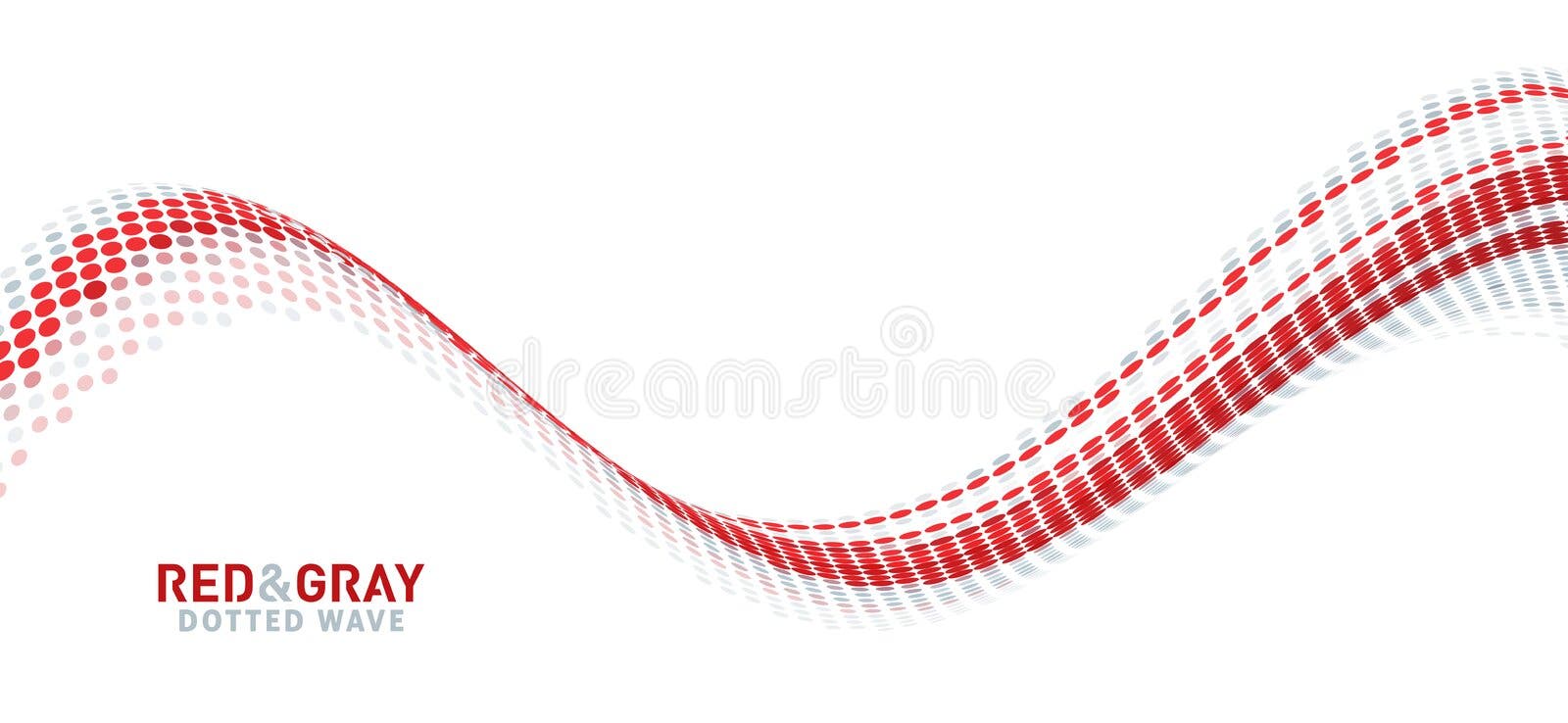 Dotted Wave Lines Background. Abstract Halftone Stripes Texture. Warped ...