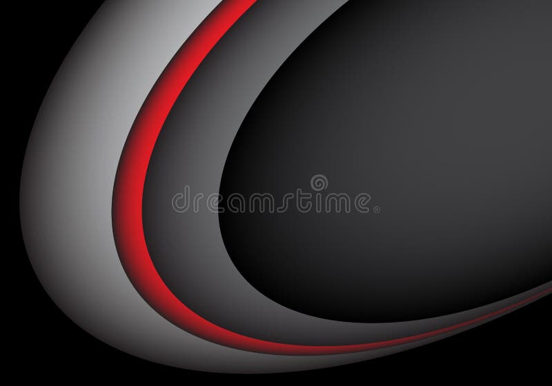 Abstract Red Gray Line Curve on Black Blank Space for Text Design ... Abstract Red Gray Line Curve on Black Blank Space for Text Design ...
