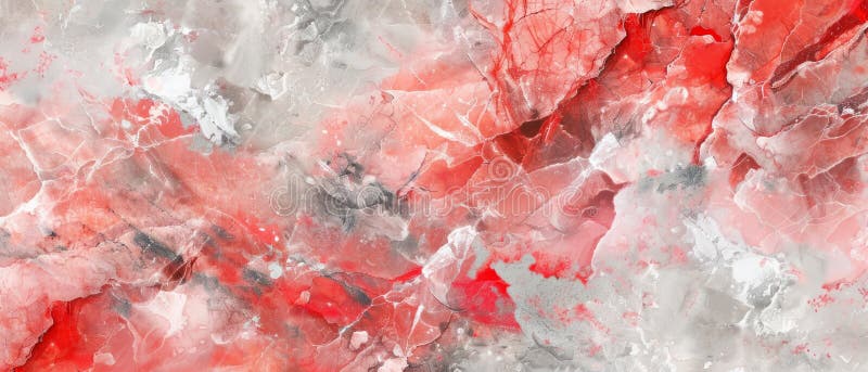 Abstract Red Gray Marble Texture Background, Fluid Art Pattern for ...