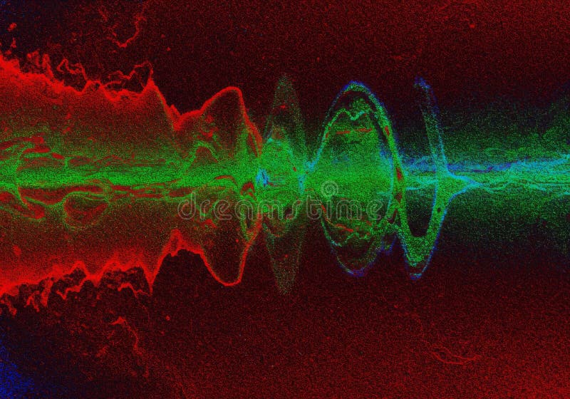 Abstract Red Green Blue Particle Energy Background Stock Illustration ...