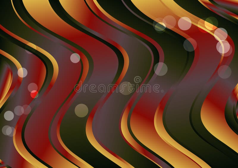 Abstract Red Green and Orange Gradient Vertical Wave Background Vector ...